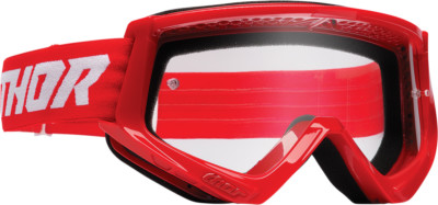 THOR Combat Goggles Racer Red/White Combat Racer Goggles | eBay