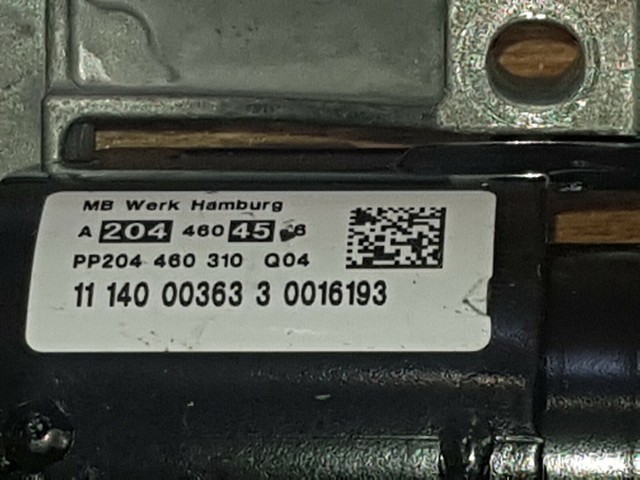 MERCEDES C Class W204 2010 Steering Column Assembly A2044604516 for ...