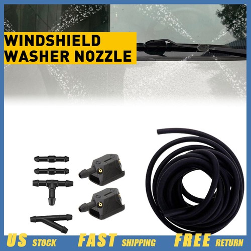 Adjustable Universal Dual Holes Windshield Washer Wiper Nozzle Water ...