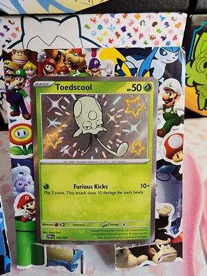Toedscool - 105/091 - Shiny Holo Rare - Paldean Fates - NM | eBay