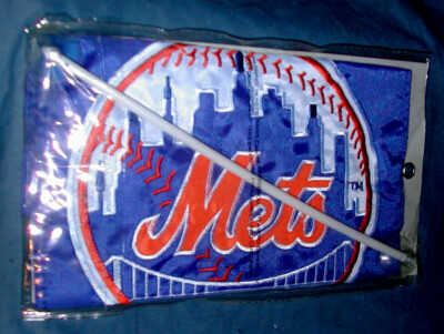New York (NY) METS~Baseball Flag Banner for Antennae/Window/Porch ...