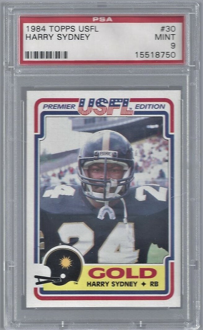 1984 Topps USFL #30 Harry Sydney PSA 9 MINT 15518750 | eBay