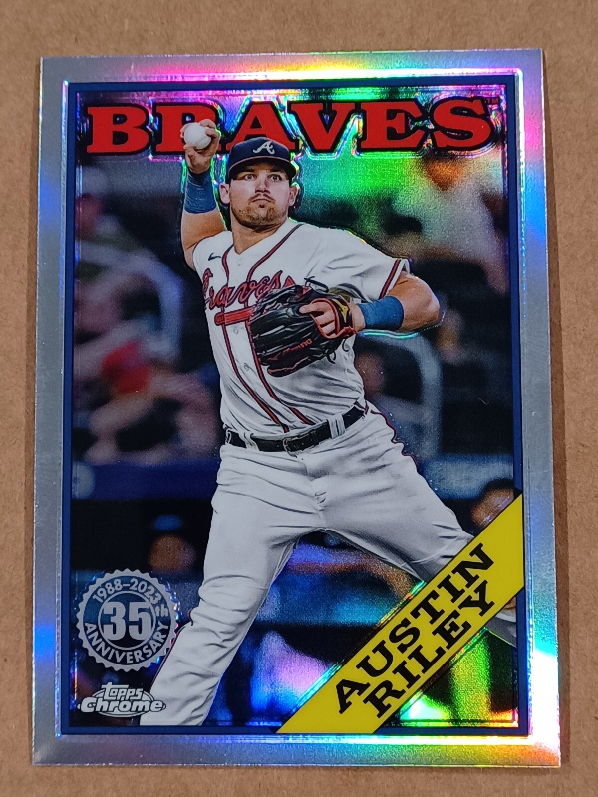 2023 Topps Chrome #88BC-3 AUSTIN RILEY 1988 Silver HOLO Refractor | eBay