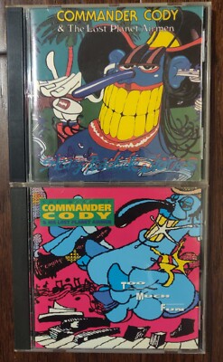 Commander Cody & His Lost Planet Airmen [2-CD Lot] - Sleazy Roadside ...