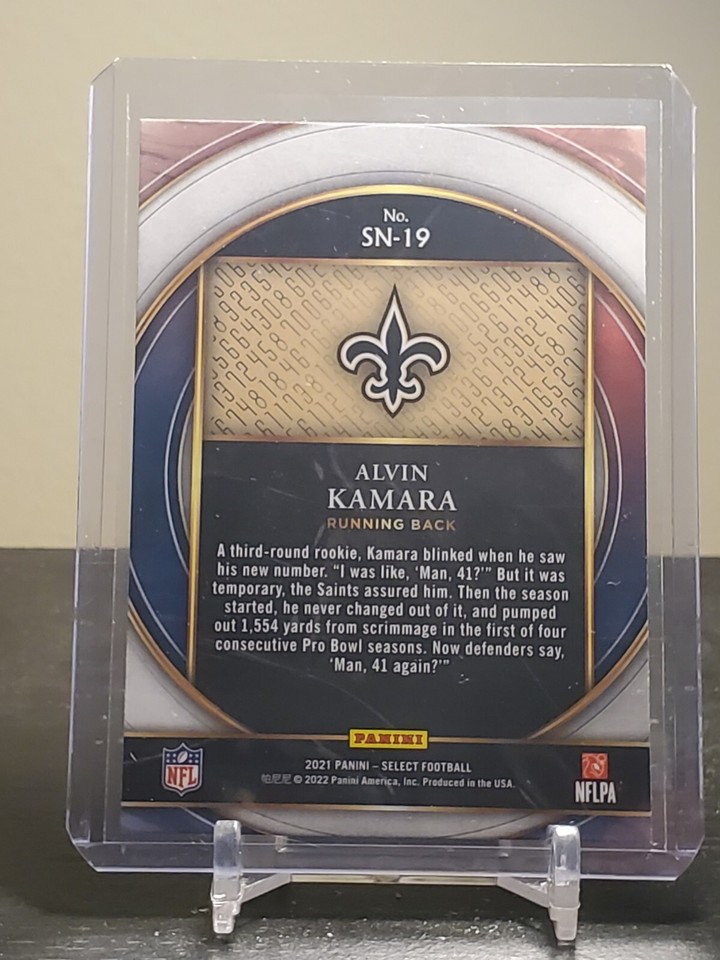 2021Select - ALVIN KAMARA - Select Numbers "21" - Saints #SN-19 | eBay