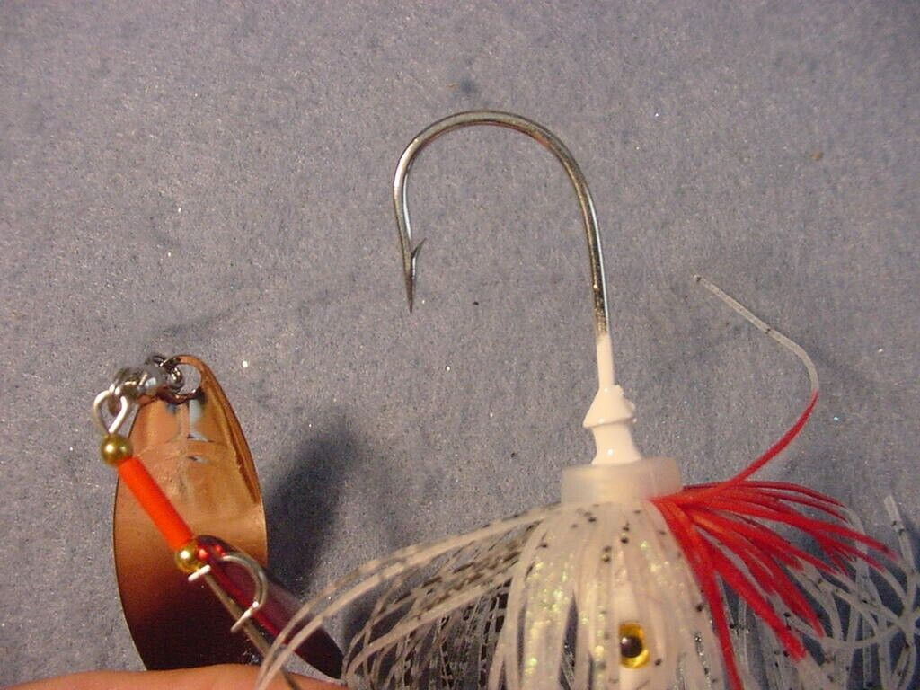Lot of 2 Pro Assassinator 1/4 oz Spinnerbait DWRN-BS Bleeding Shad | eBay
