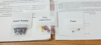 EICO Model 377 restoration recap repair service rebuild kit filter ...