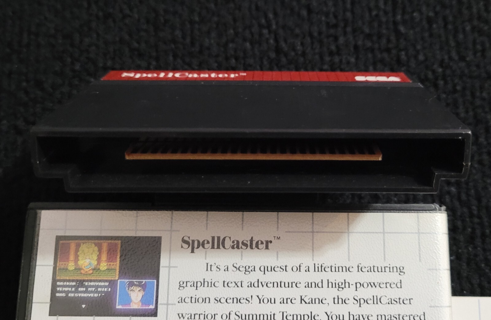 Spellcaster Sega Master System, 1989 Complete Case, Manual & Cartridge | eBay