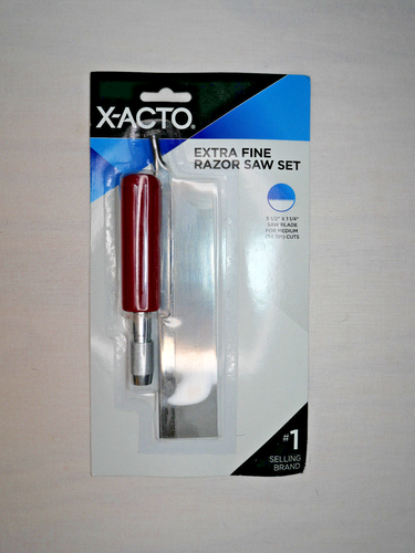 X-Acto Extra Fine Razor Saw Set X75350 Precision Cutting for Hobbyists ...