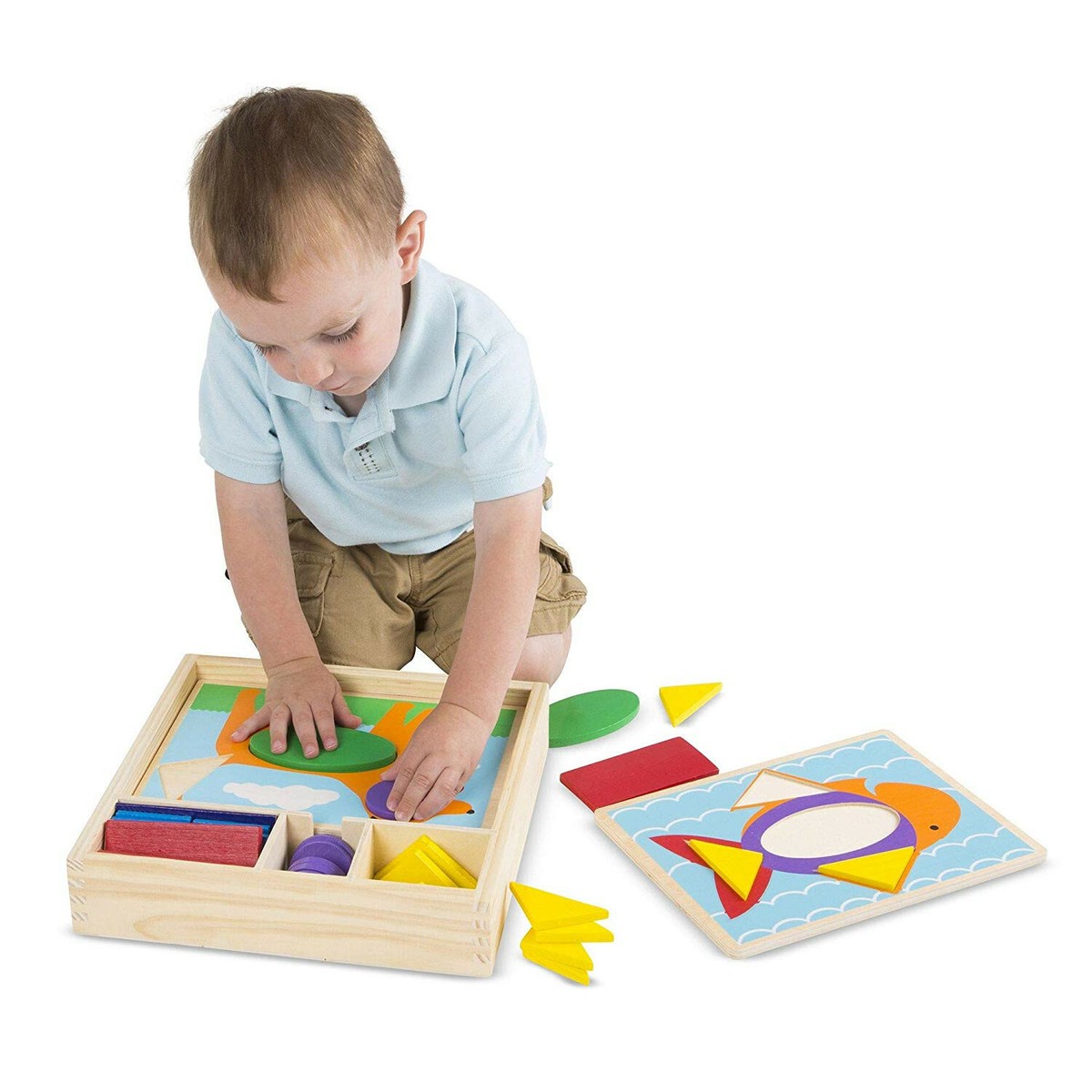 Melissa And Doug Beginner Pattern Blocks