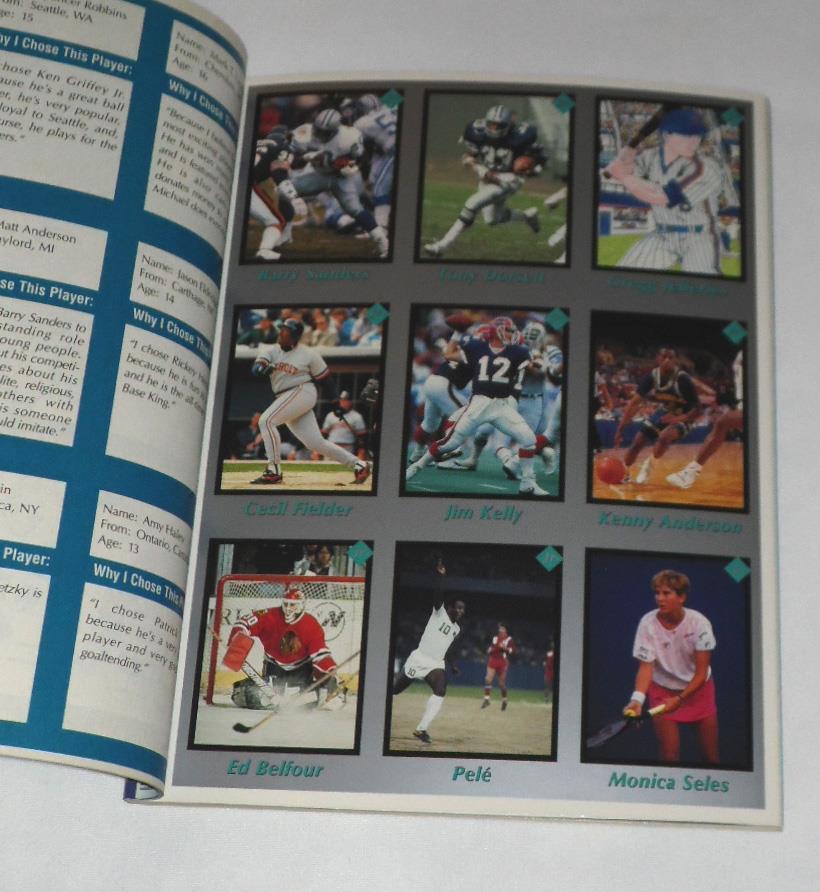 1991 TUFF STUFF JR * FOOTBALL * BASKETBALL UNCUT SHEETS & MICHAEL ...