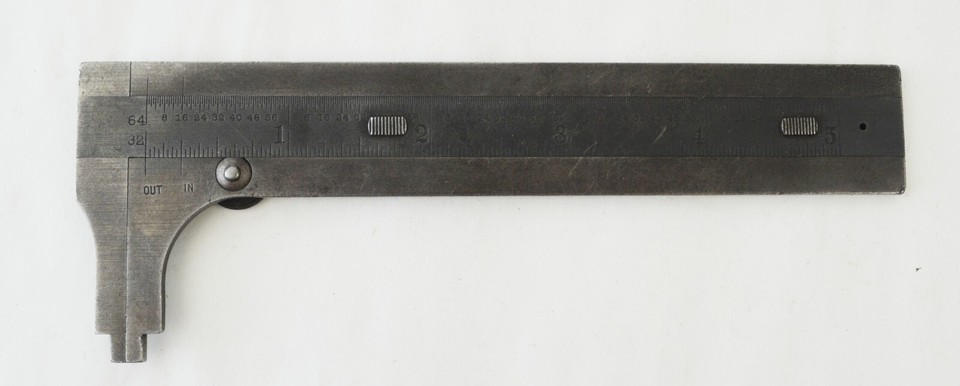 STARRETT No.425-6 6-Inch Steel Pocket Slide Caliper. Made in the USA | eBay