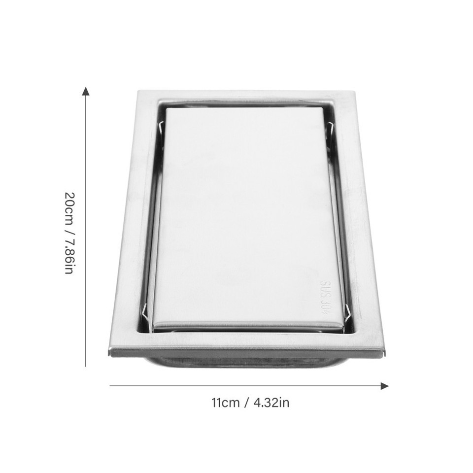 Linear Drain Professional Shower Drain Stainless Steel Odor Proof Floor ...