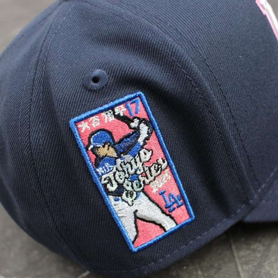 NEW ERA 9FORTY LA Dodgers Cap Shohei Ohtani Pink Patch Tokyo Series ...