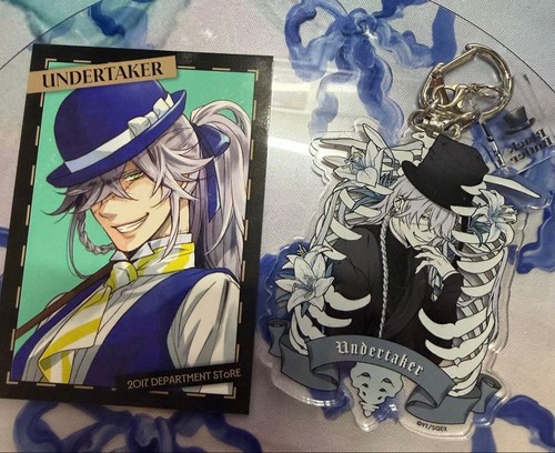 Undertaker Black Butler Black Label Acrylic Keychain Rich Black Set New ...