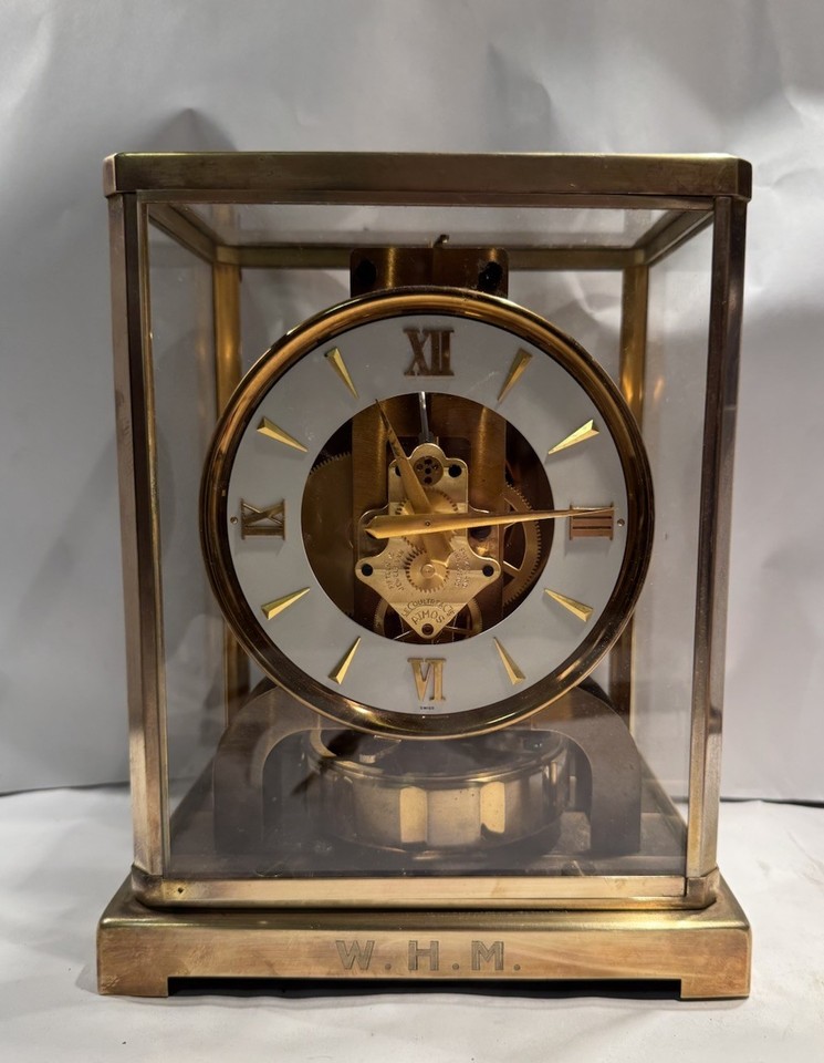Vintage/Antique Jaeger LeCoultre “Baby” Atmos Clock | eBay UK