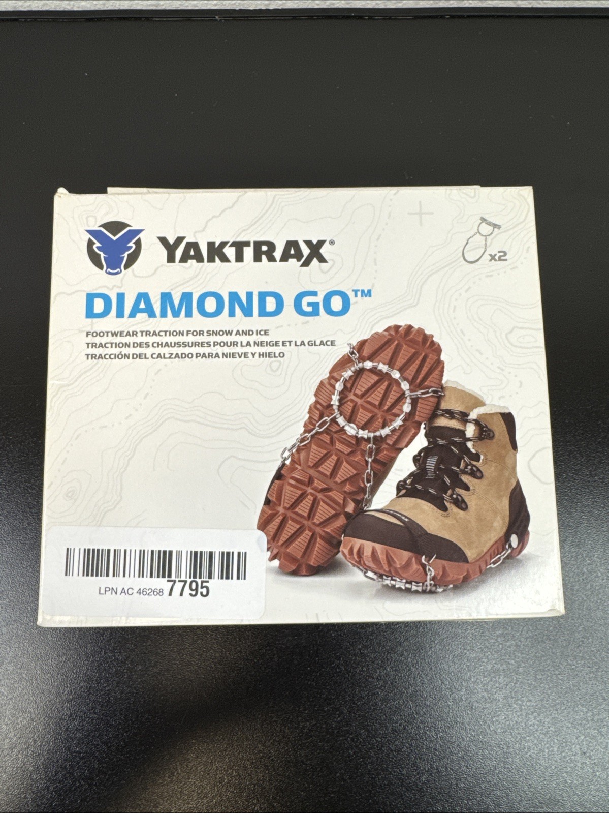Yaktrax Diamond Go All Surface Traction Cleats for Walking on Ice and ...