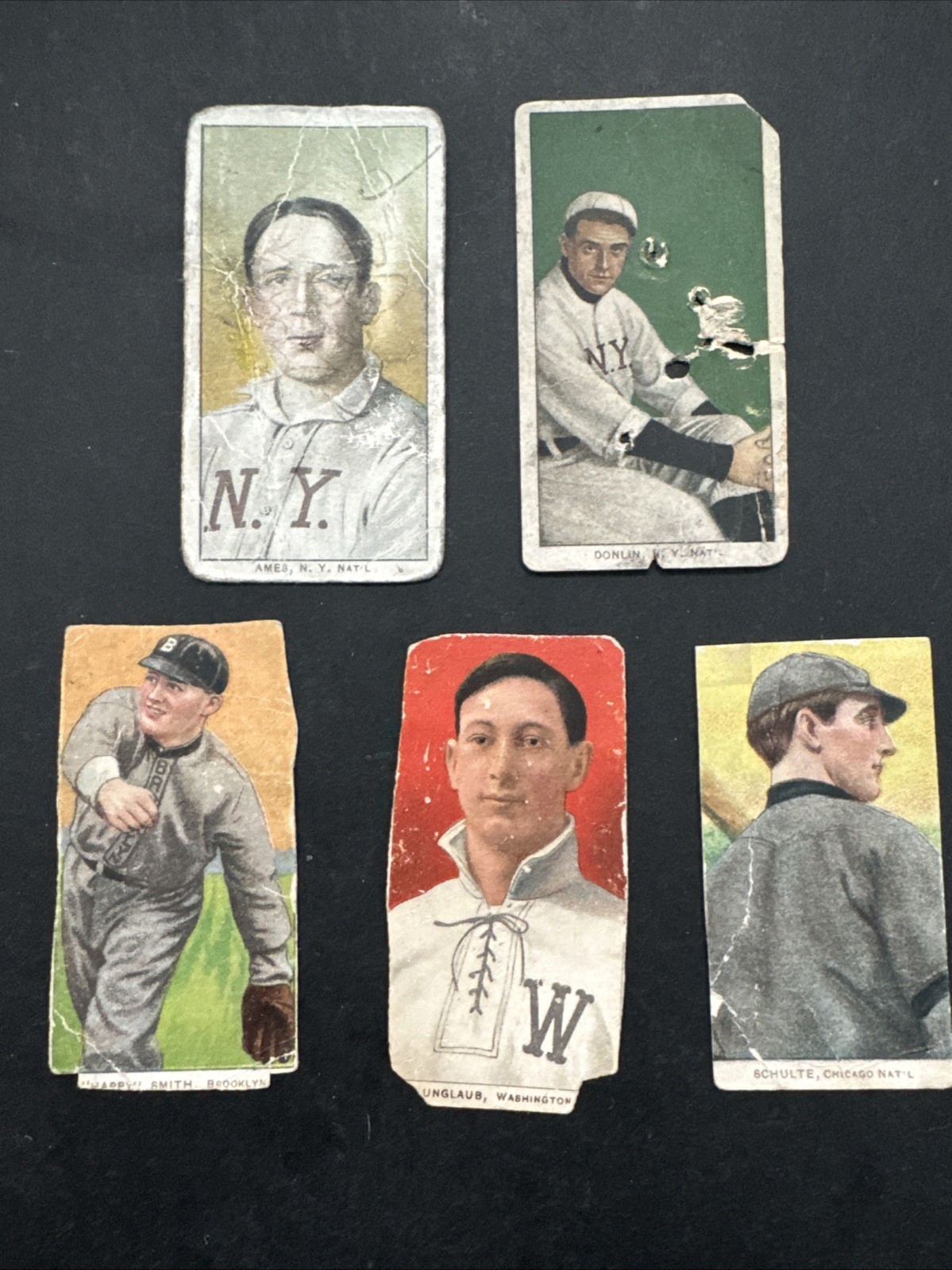 1909/1911 T206 Baseball Card Lot Of 5 Stamps Offbacks | eBay