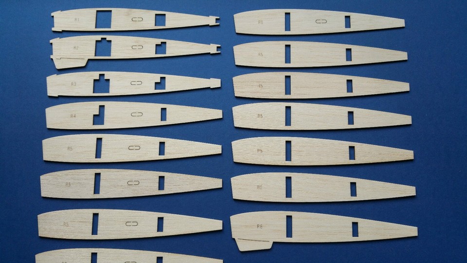 'Falcon 56' - RC model aircraft by Carl Goldberg ~ Laser-cut Balsa Wing ...