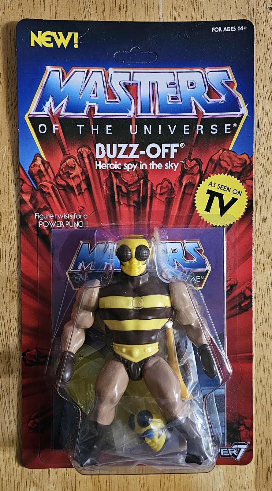 BUZZ-OFF Super7 Masters of The Universe Action Figure NEW UNPUNCHED MOTU | eBay