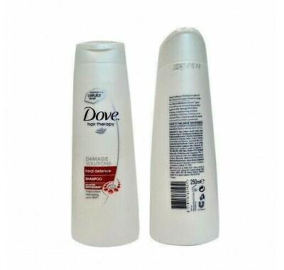 Dove Shampoo 250ml unisex, hair therapy, Heat Defence - 6 pack | eBay ...