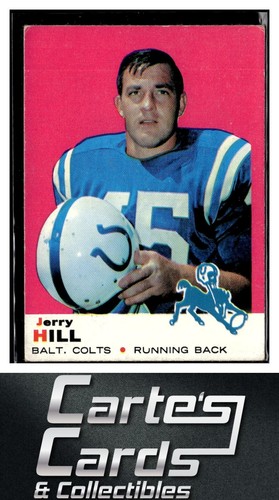 Jerry Hill 1969 Topps #94 Baltimore Colts Rookie RC | eBay