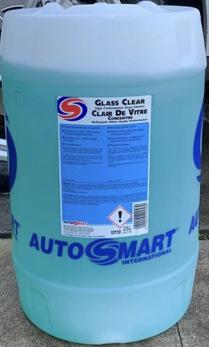 Autosmart Glass Clear 25L 25 Litre (High Performance Glass Cleaner car ...