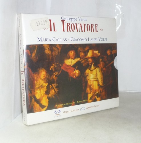 GIUSEPPE VERDI - IL TROVATORE - MARIA CALLAS - GIACOMO LAURI VOLPI ...