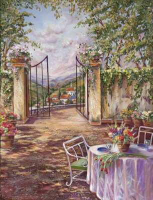 Tuscan Accent & Decor Tile Ginger Cook Landscape Art GCS043AT | eBay