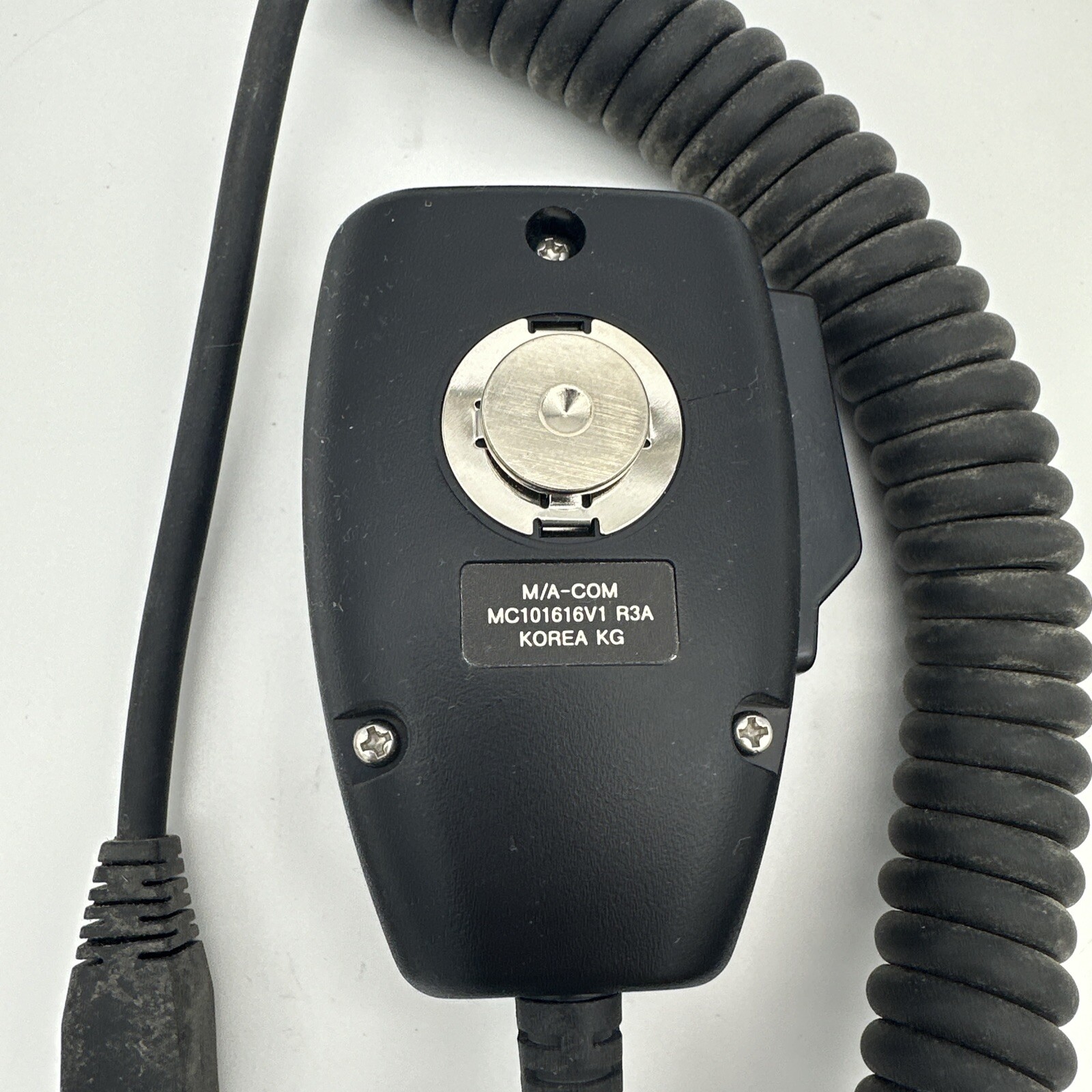 Ericsson M/a-com Mc101616v1 R3a MACOM Mic Microphone for Mobile Vehicle ...