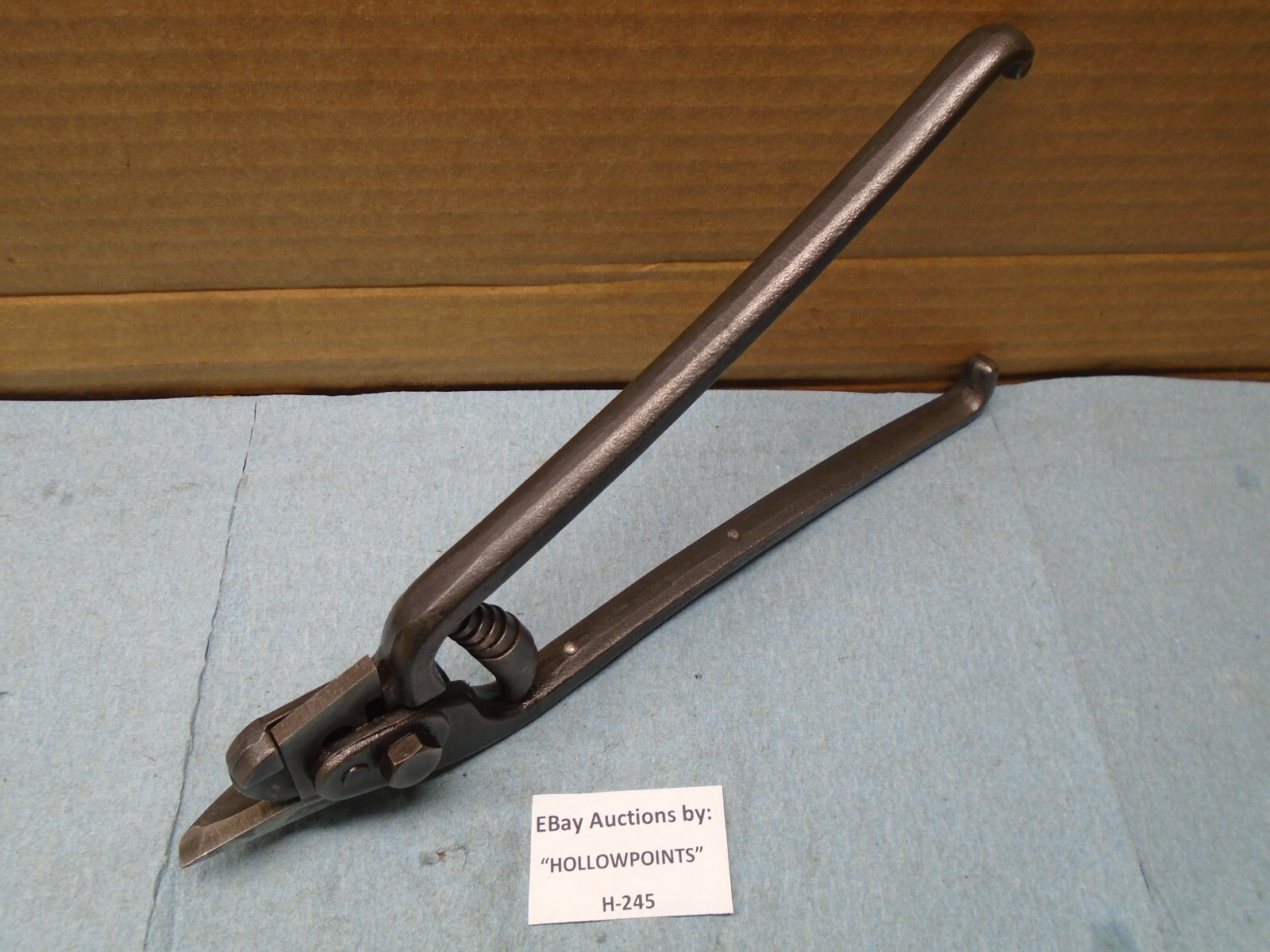 Unbranded PAT # 2069685 Vintage Steel Banding Strap Shear Tin Metal ...