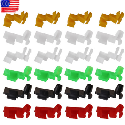 Automotive Fasteners Door Lock Rod Clip Rivet Plastic Car 12 Pairs Car ...