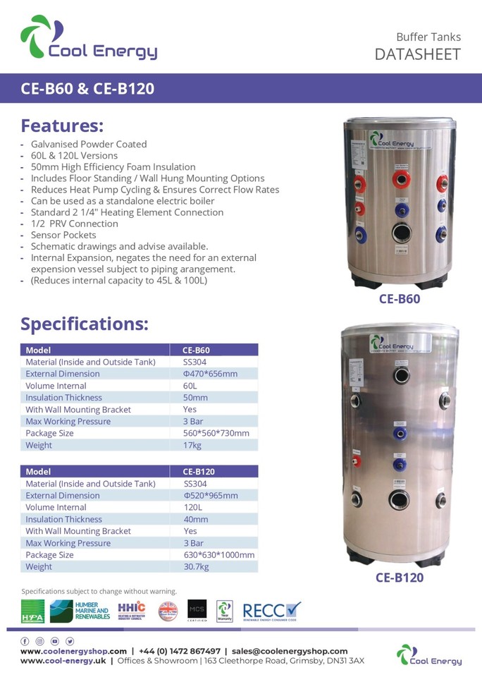 NEW 22kW Air Source Heat Pump + Install Pack Kit MCS Approved ASHP Cool ...