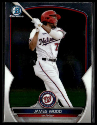 James Wood 2023 Bowman Chrome Prospects Refractor Card #BCP-129 | eBay
