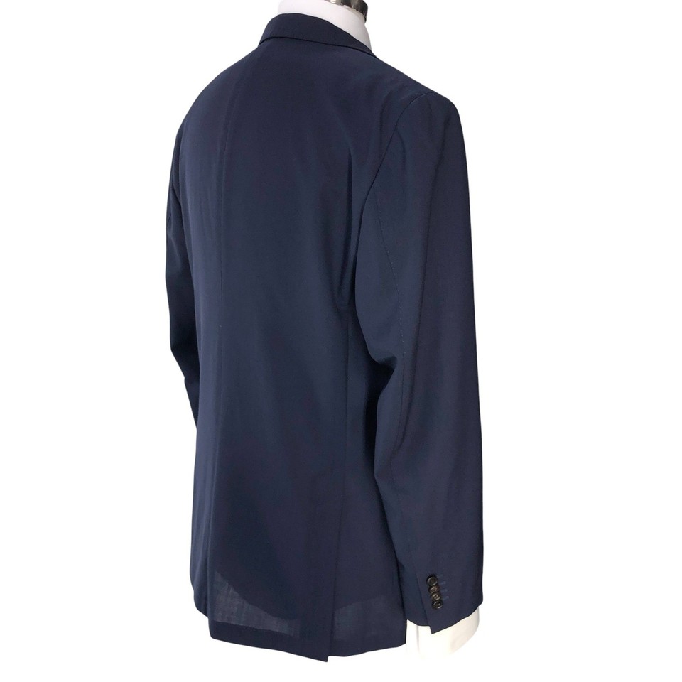 Suitsupply Suit Jacket Mens 42 Traveller Navy Two Button Cerruti Fabric ...