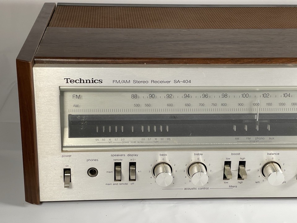 TECHNICS SA-404 AM/FM Stereo Receiver | eBay