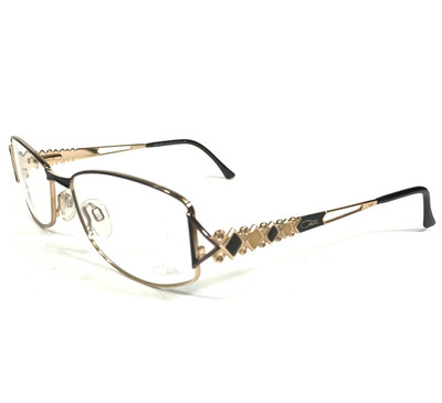 Cazal Eyeglasses Frames MOD.1023 COL.911 Black Gold Rectangular 53-16 ...