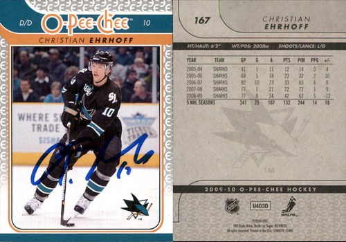 2009-10 O-Pee-Chee - #167 Christian Ehrhoff for sale online | eBay