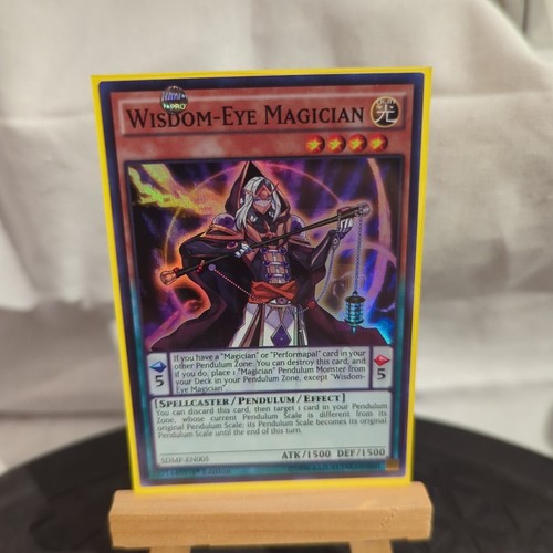 Yugioh Wisdom Eye Magician ( SDMP-EN005 ) - Super Rare LP | eBay