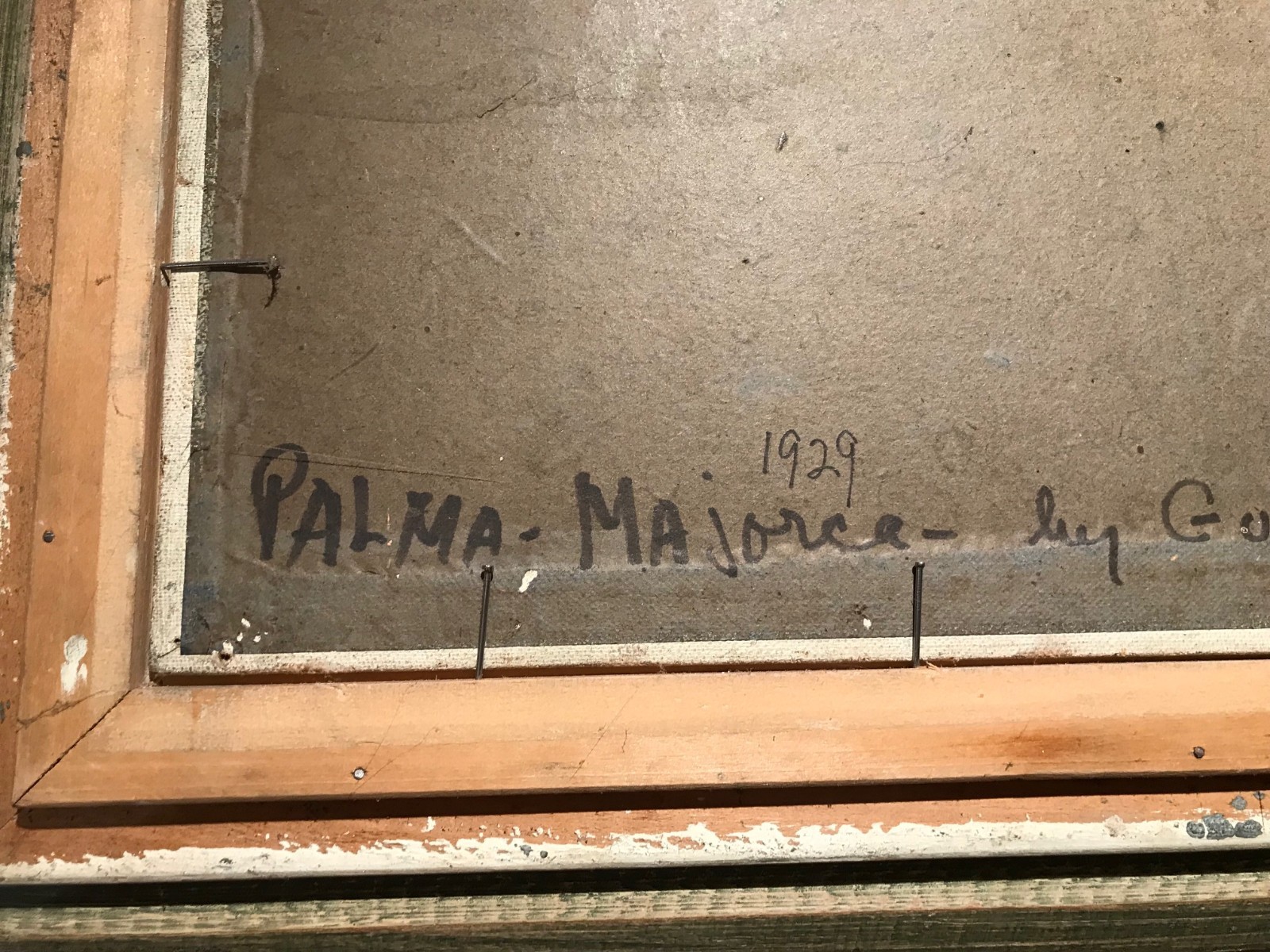 Listed Artist, Guy Hoff, Painting of Coast of Palma, Majorca | eBay