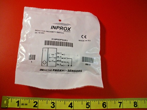 Inprox X18PS3P3UK1 Proximity Sensor Switch Inductive 10-30vdc 4-Pin Nib ...
