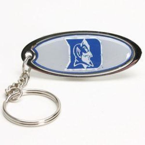 Duke Blue Devils Metal Key Chain W/domed Insert - Gray Background | eBay