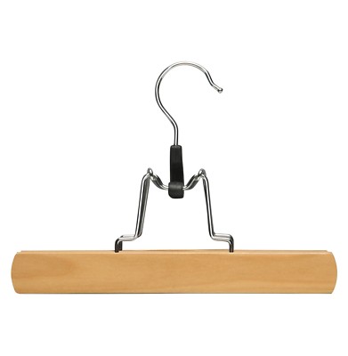 Threshold 4 Pack Maple Finish Wooden Pants Hangers | eBay
