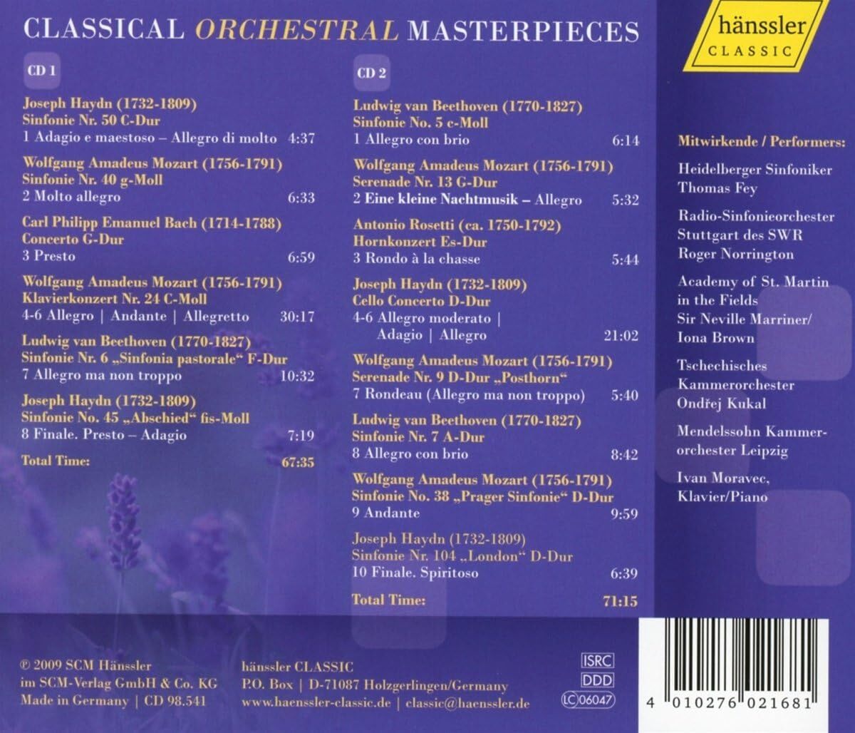 Classical Orchestral Masterpieces | eBay