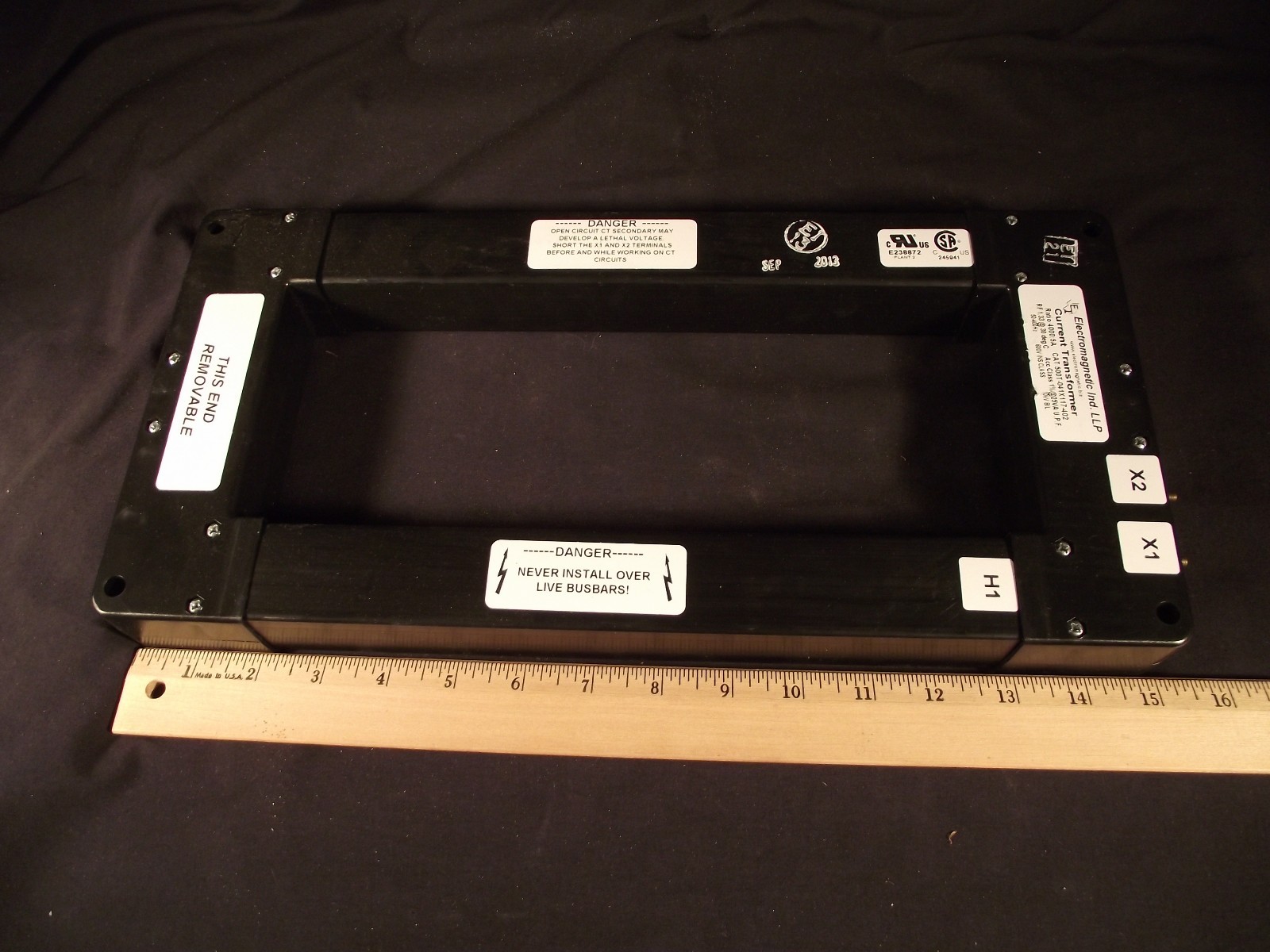 Instrument current transformer. 4000:5a 500T-041x117-402 ...