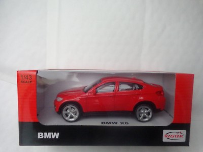 RASTAR 1/43 CLASSIC RED BMW X6 DIECAST COLLECTABLE MODEL CAR REF 33700 ...