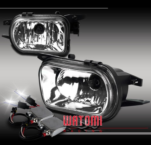 01-06 MERCEDES-BENZ C-CLASS W203 BUMPER FOG LIGHT CHROME +50W 8K HID 02 ...