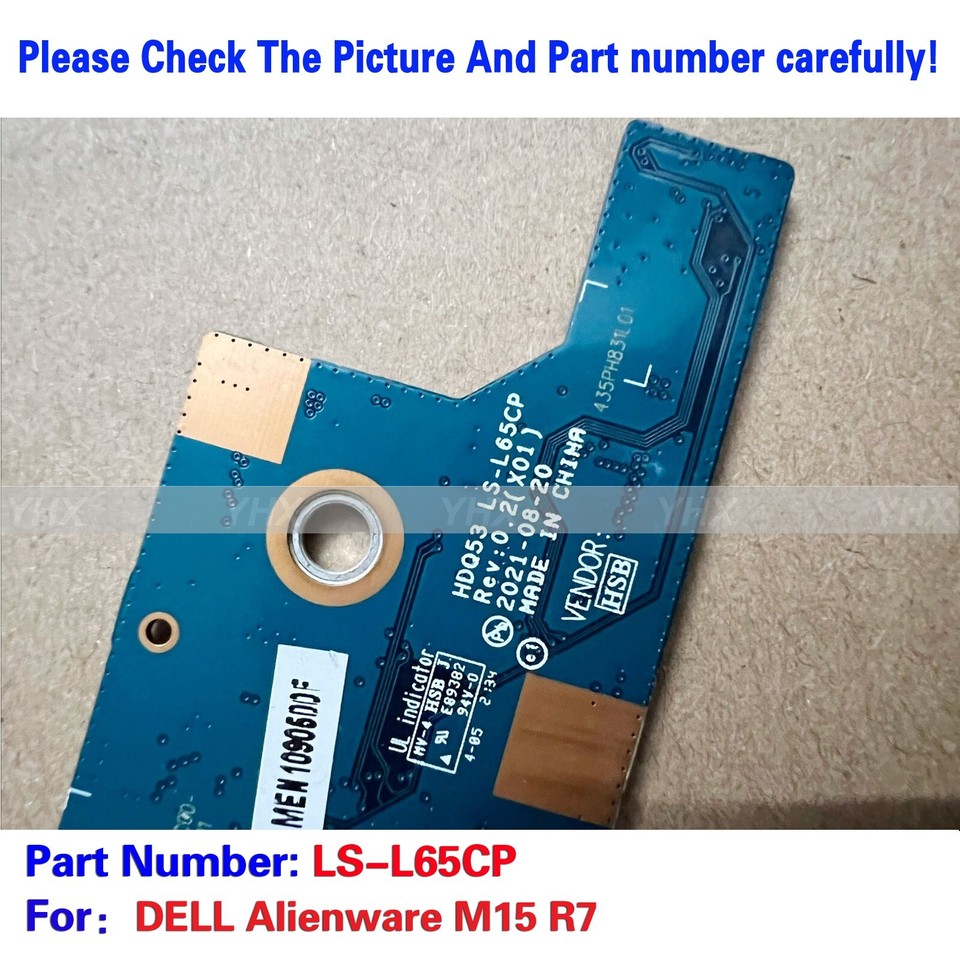 New For DELL Alienware M15 R7 Keyboard Controller Board LS-L65CP | eBay