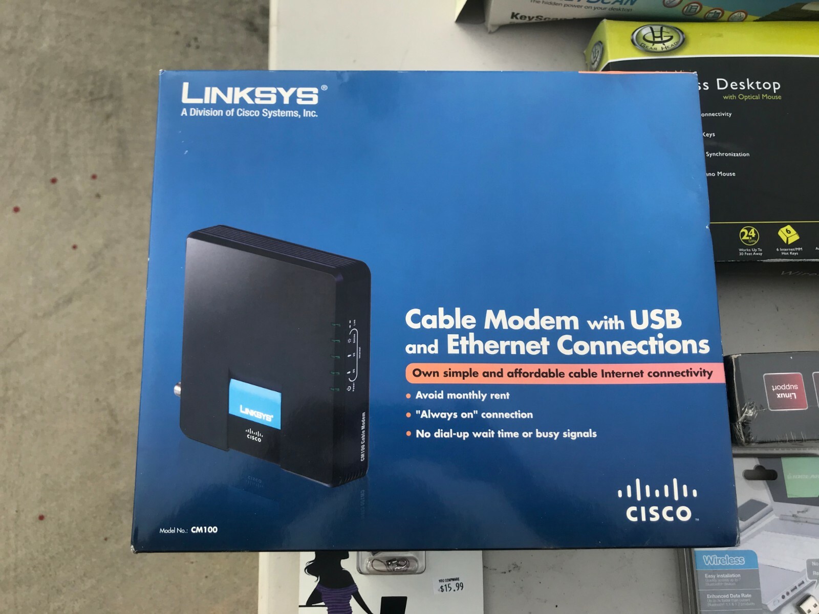 Cable Modem - Linksys CM100 100 Mbps | eBay
