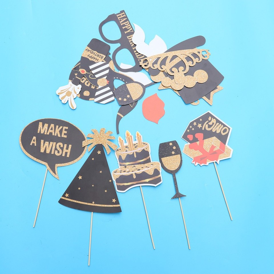 21 Pcs Event Decoration Props Birthday Party Accessories Picture | eBay ...